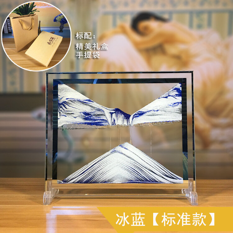 3D песочные часы, декор для дома, подарок на день рождения, креативное стеклянное ремесло, креативный песок