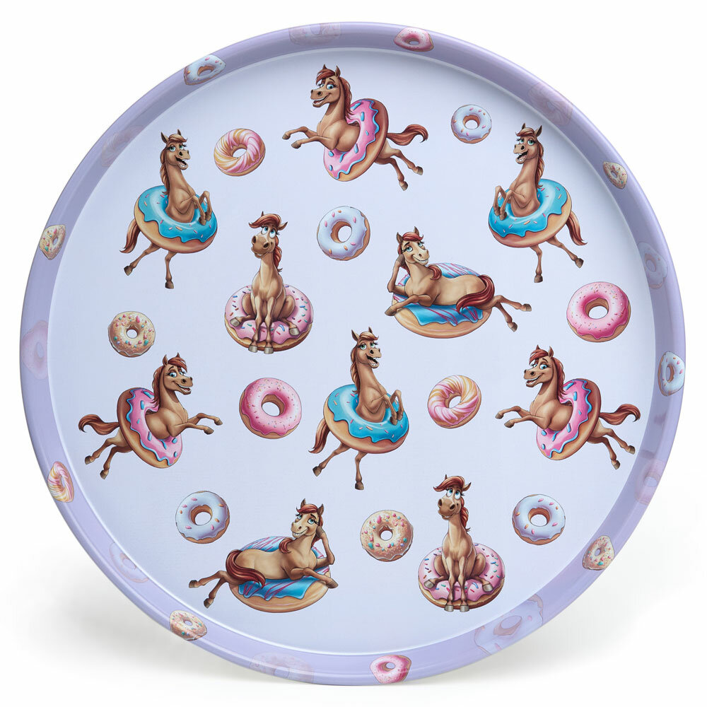 Поднос стальной 33*2.1см