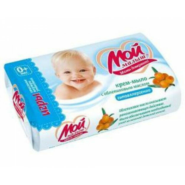 Мыло крем ДЕТ МОЙ малыш 100ГР С облеп маслом нмжк