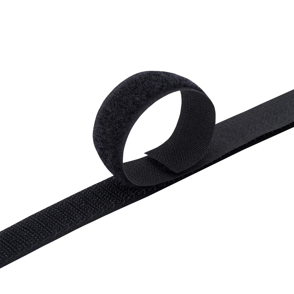 Лента контактная кач. A (100% нейлон) 20мм*25м Hobby&Pro (черный), 25 м