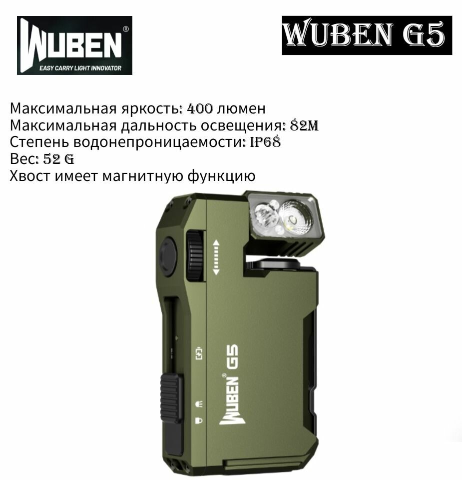 Фонарик WUBEN