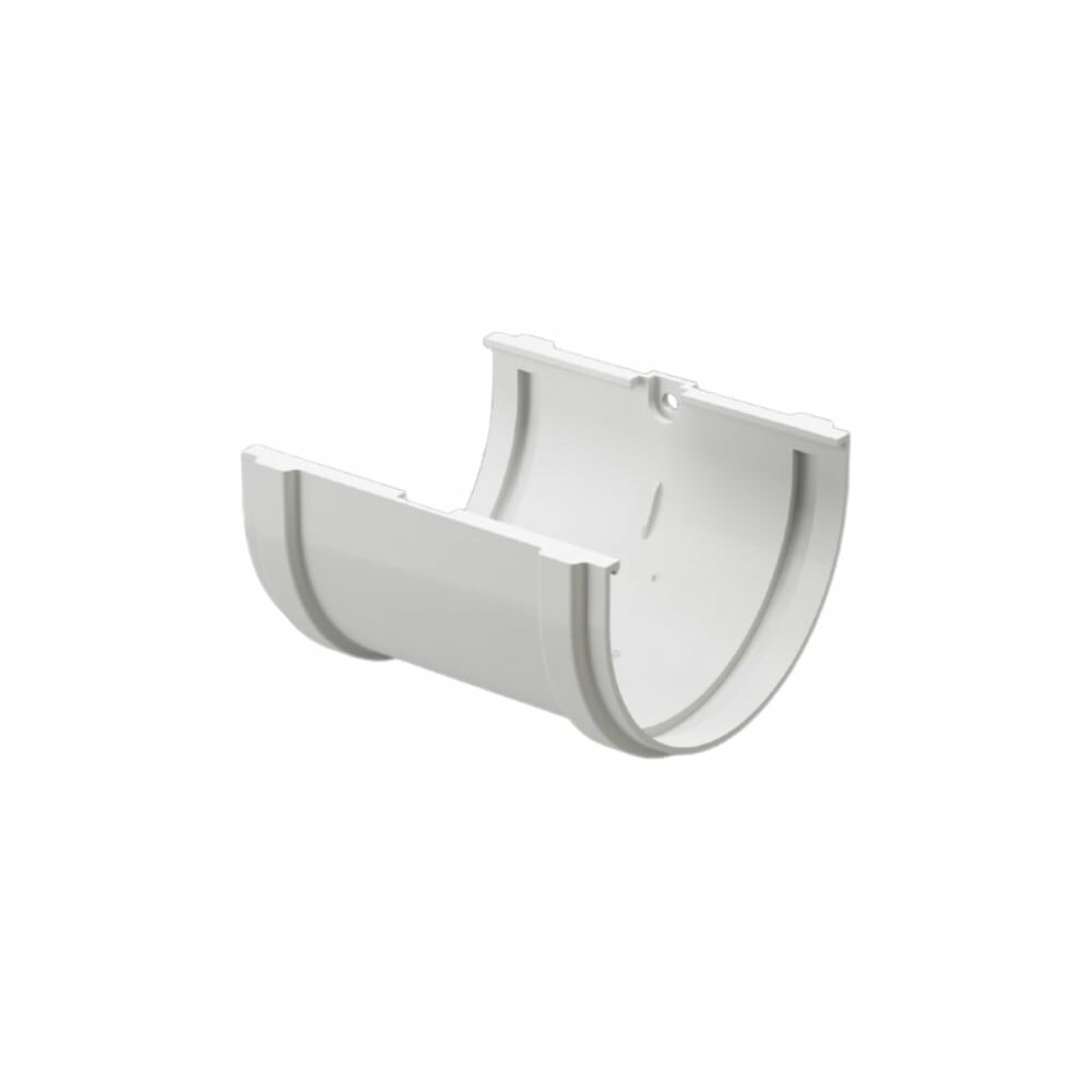 Соединитель желобов Docke STANDARD 120 мм, белый PVTE-1107