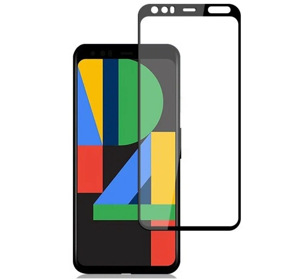 3D/5D защитное изогнутое стекло для Google Pixel 4 с изогнутыми краями, закрывает экран с олеофобным покрытием