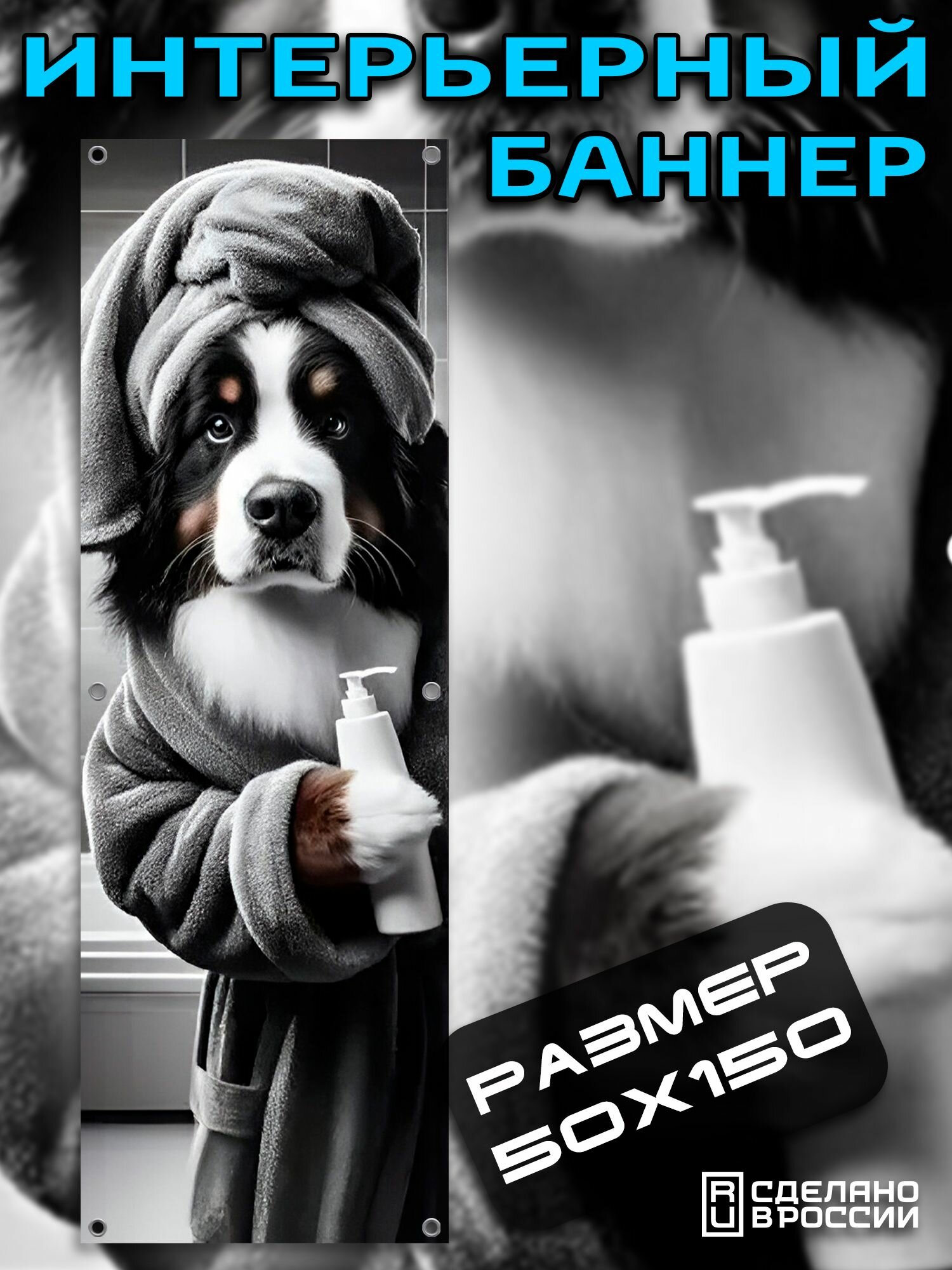 Баннер интерьерный 150х50