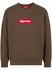 Худи Supreme Box Logo, размер L, , коричневый