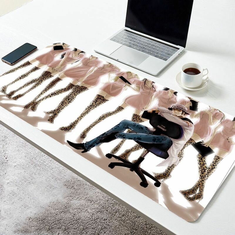 Аниме One Piece 900x400x2mm коврик для мыши HD коврик для компьютерного стола