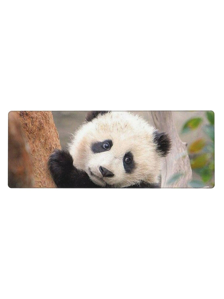 Коврик для мышки Giant Panda "Аниме Панда", нескользящая резиновая основа, 40 x 90 см