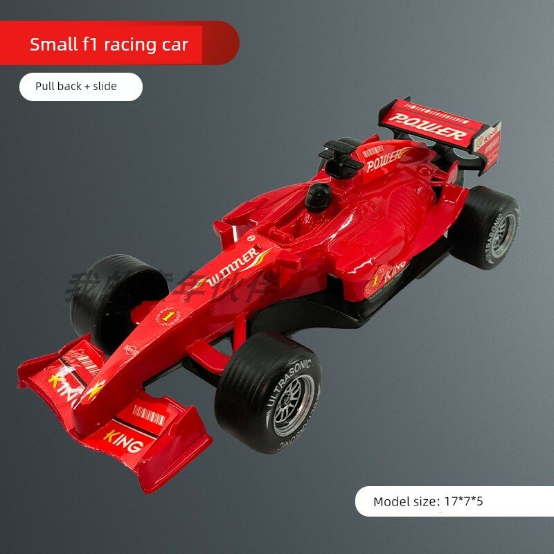 Маленькая красная F1 Формула 1 RC карт-модель, инерционное скольжение, прочная для мальчиков