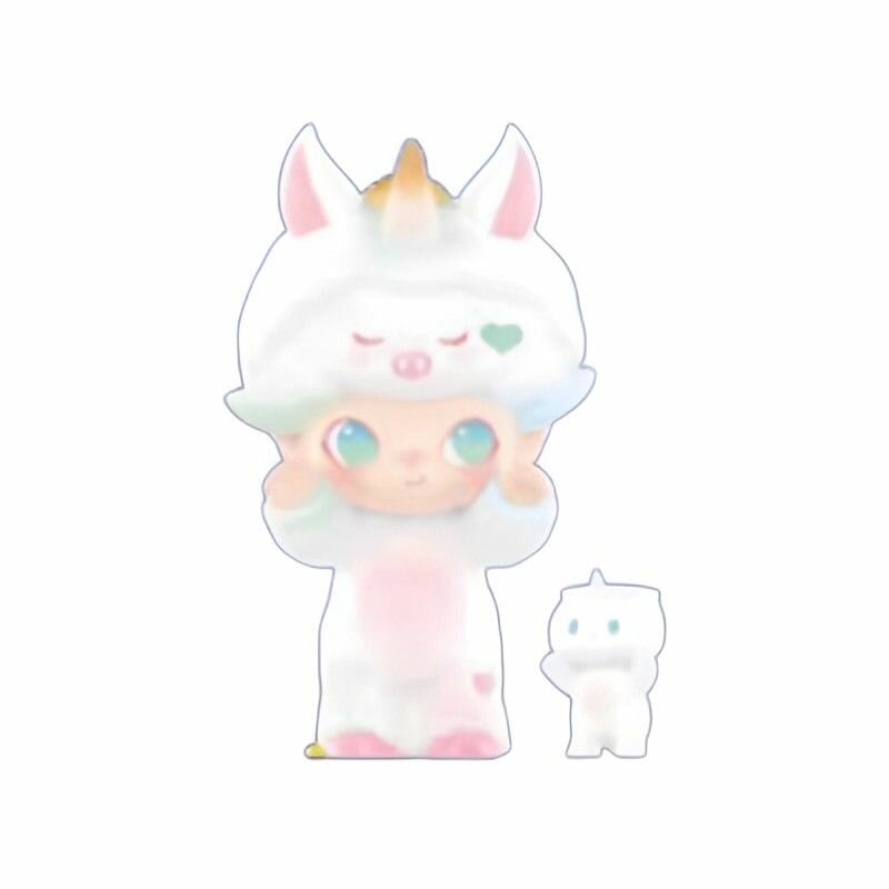 POP MART DIMOO Никто Не Заснёт Сегодня, Слепые боксы, Confirmed-Iridescent Unicorn (Open)