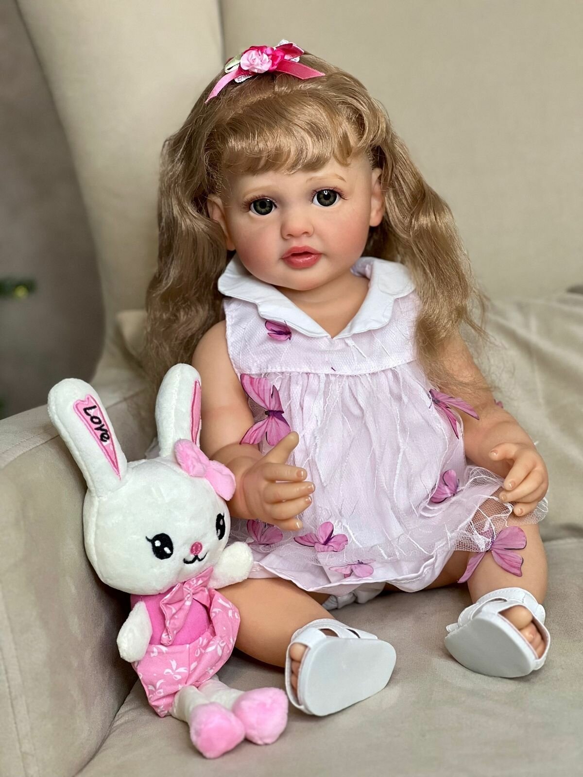 Кукла Реборн виниловая 55 см в пакете (FA-055)