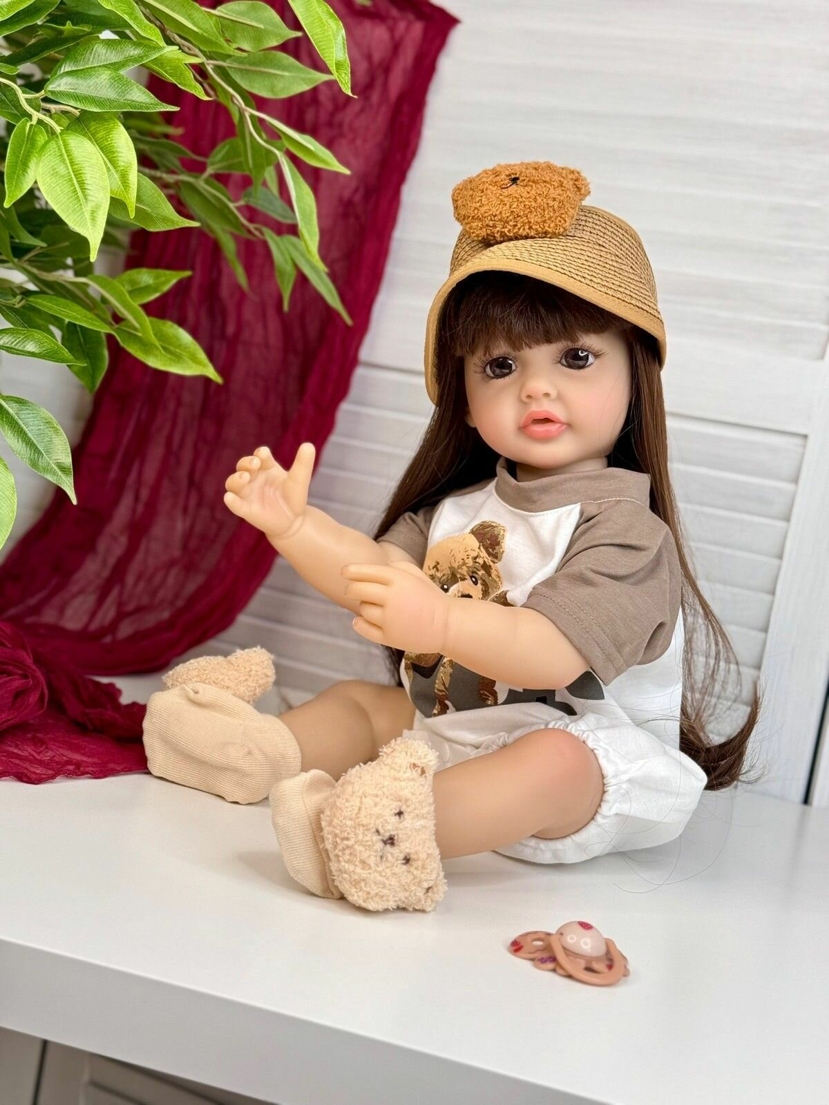 Кукла Реборн виниловая 55 см в пакете (FA-290)