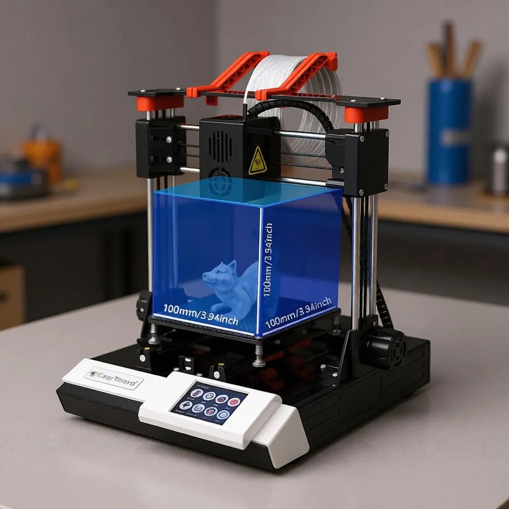 Мини-3D-принтер EasyThreed K6 обладает высокой стабильностью и подходит для начинающих