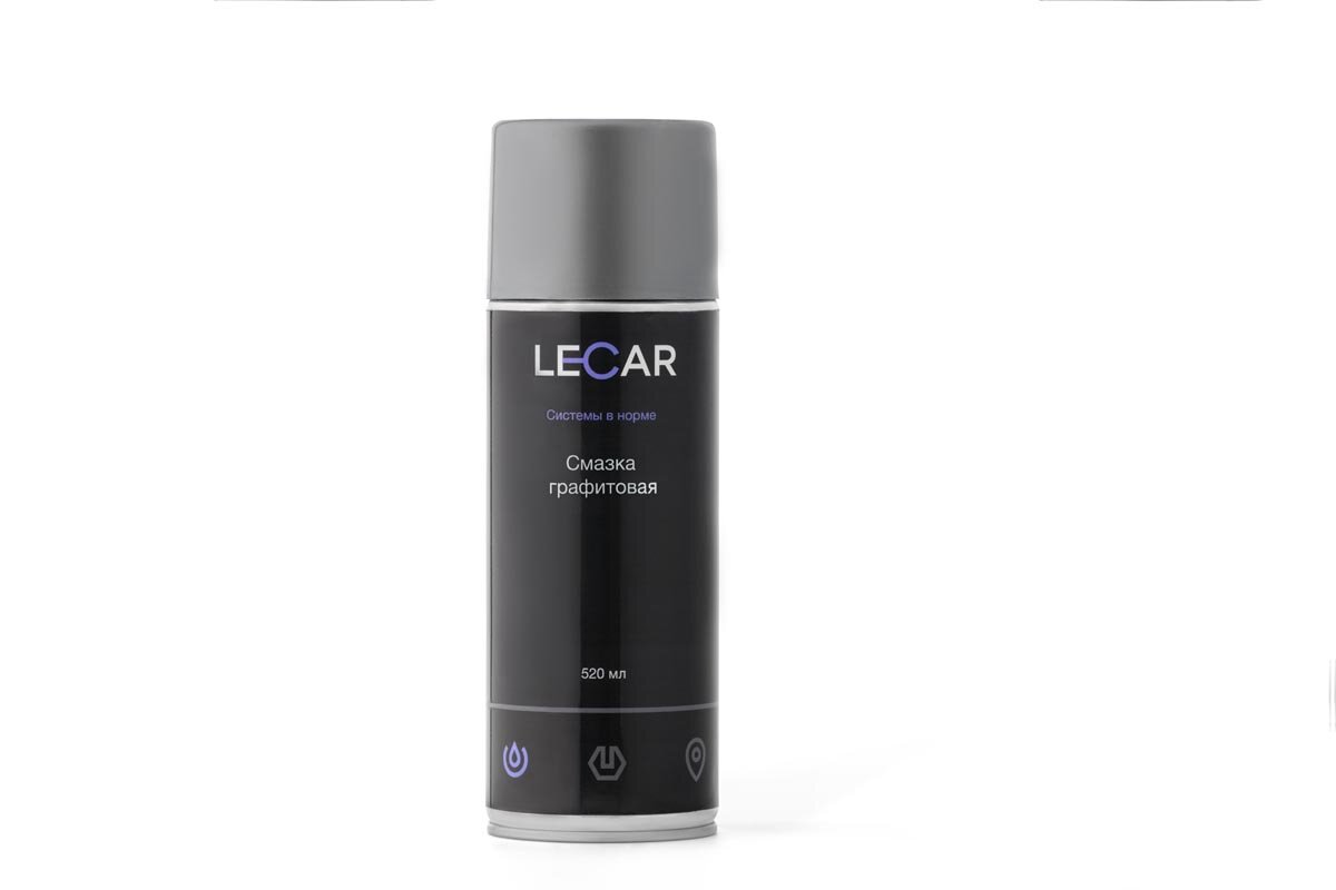 Смазка графитовая LECAR аэрозоль 520мл