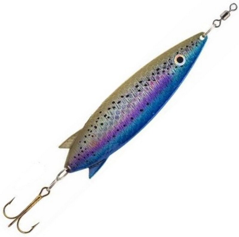 Блесна колеблющаяся Abu Garcia Toby Salmo 30g Silver/Blue Glitter