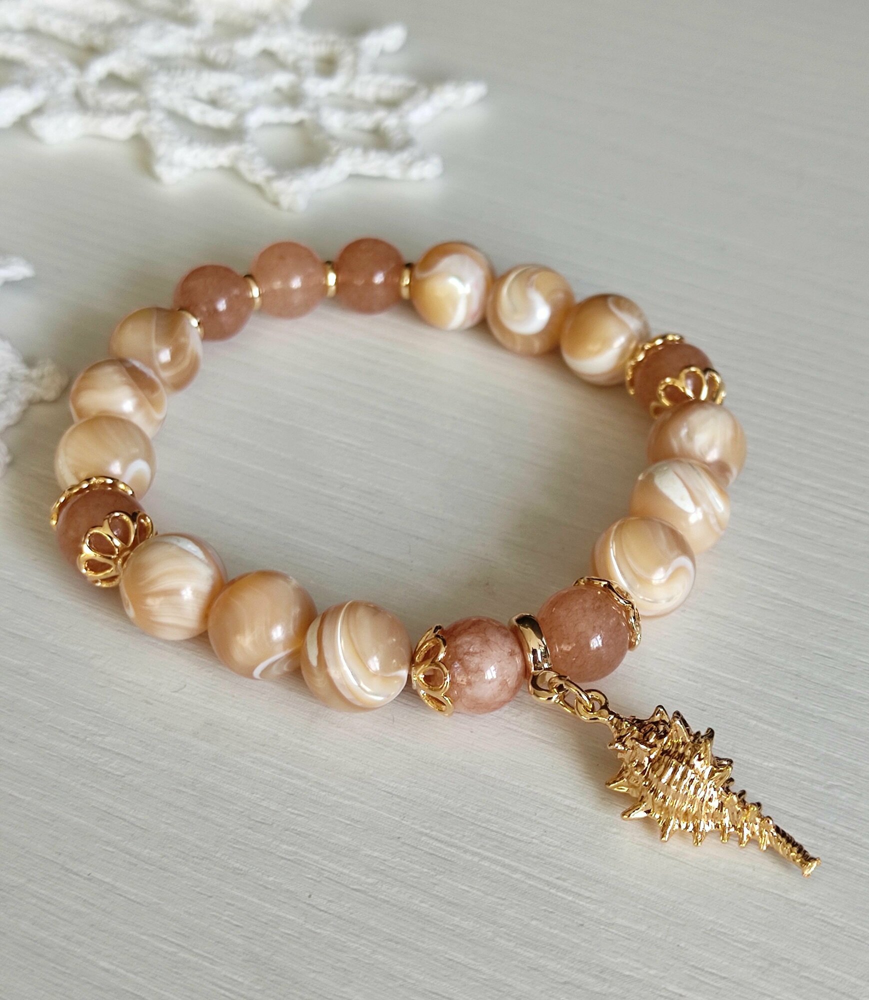 Браслет, перламутр