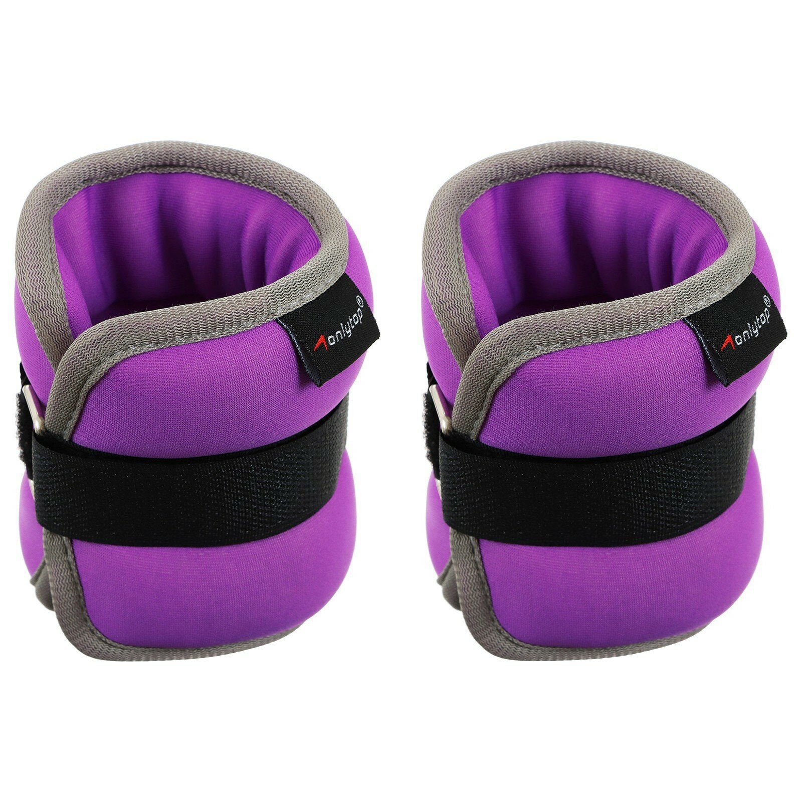 Утяжелитель неопреновый 2 шт. х 0,5 кг, цвет фиолетовый, 4594713