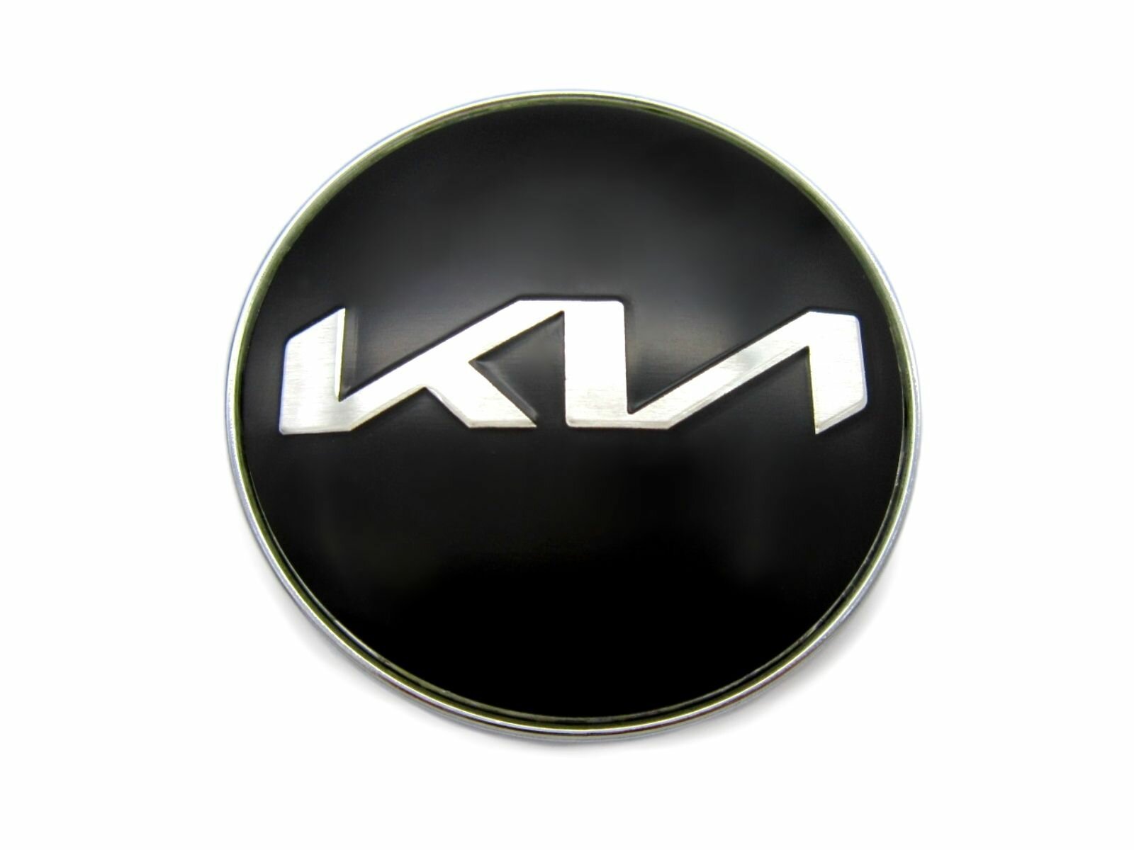 Колпачок, заглушка на литой диск Kia new black 60/56 мм, 1 шт.