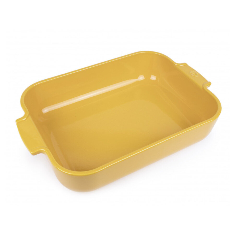 Форма для запекания прямоугольная Peugeot Saffron Yellow 36х22х6,8 см, 3,8л, керамика, желтая