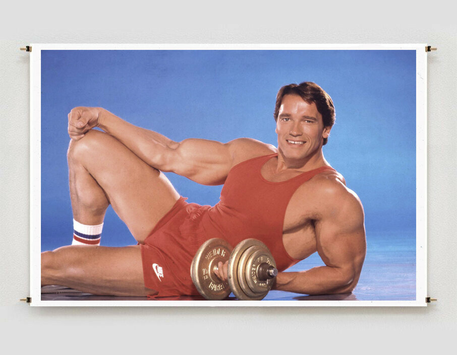 Постер плакат для интерьера "Американский актер, культурист Арнольд Шварценеггер. Arnold Schwarzenegger" / A3 (297 x 420 мм)