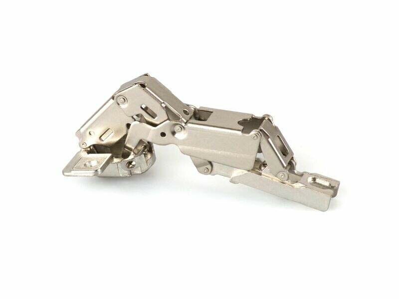 Петля для накладных дверей Firmax Slide-on, угол открывания 165°, 48 мм, шуруп, сталь