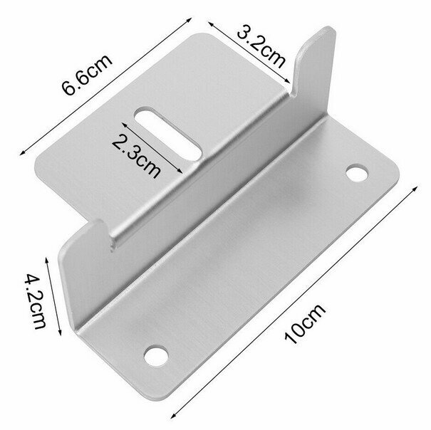Набор Z-образных крепежей для солнечных панелей, алюминий
