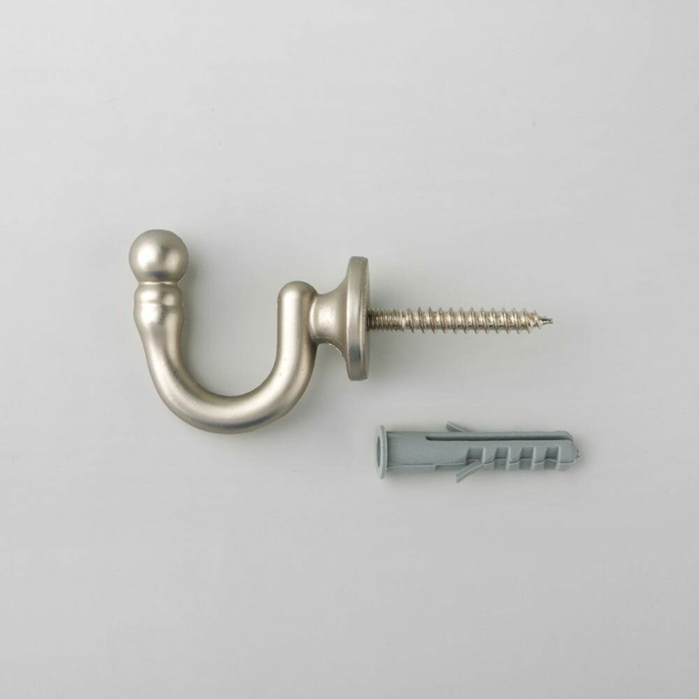 Крючок винтовой 30 мм OLEXDECO 1 шт. Хром матовый