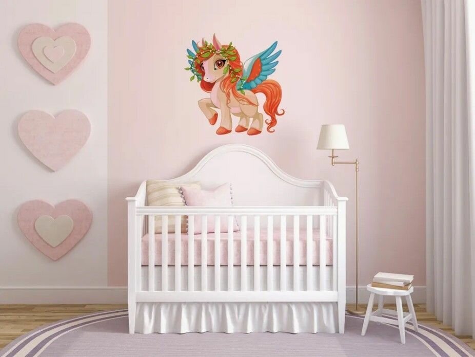 Наклейки в детскую комнату "Пони"