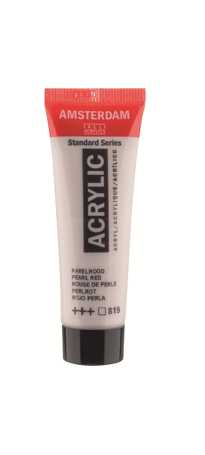 Краска акриловая AMSTERDAM цв.№819 красный жемчужный туба 20мл