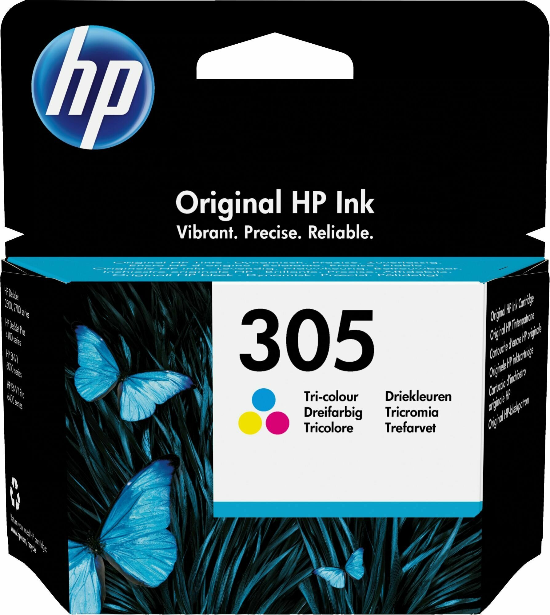 Картридж HP 305 3YM60AE струйный трёхцветный