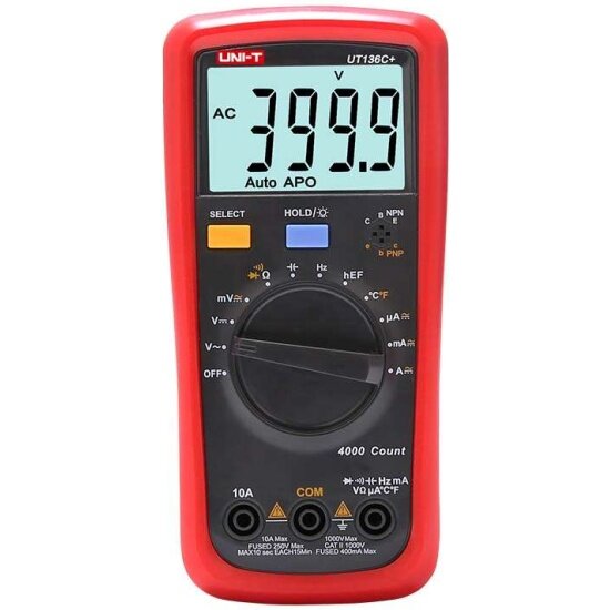 Мультиметр цифровой Uni-t UT136C+, портативный