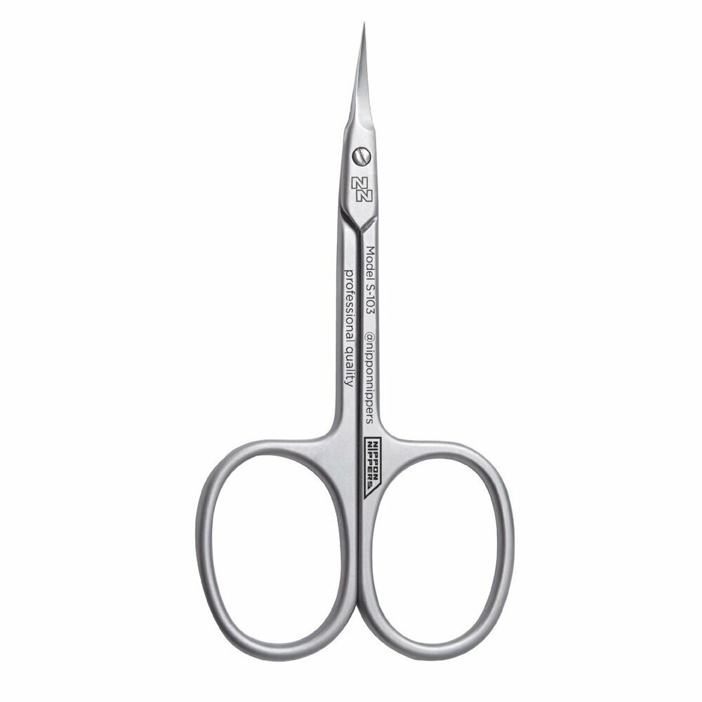 Ножницы для кутикулы Nippon Nippers Длина 90 мм. Ручная заточка.