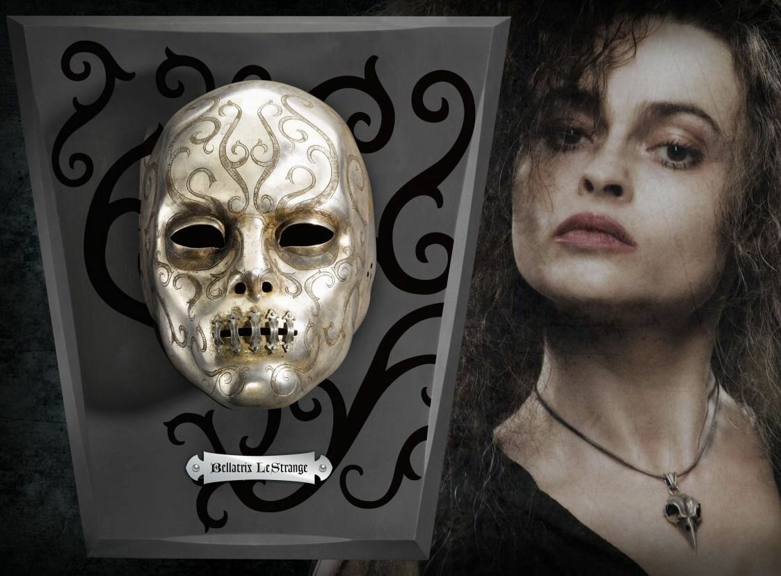 Маска Пожирателя Смерти Беллатрисы Лестрейндж Гарри Поттер