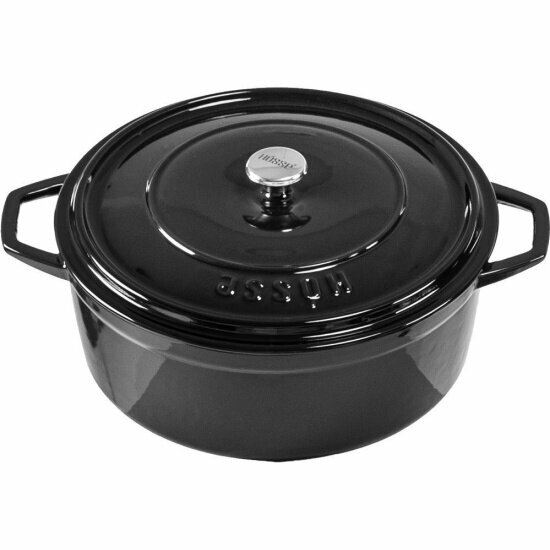 Кастрюля Hosse глубокая 28 см, 4,50 л HS Y DT 28 BLACK MAT (900028)