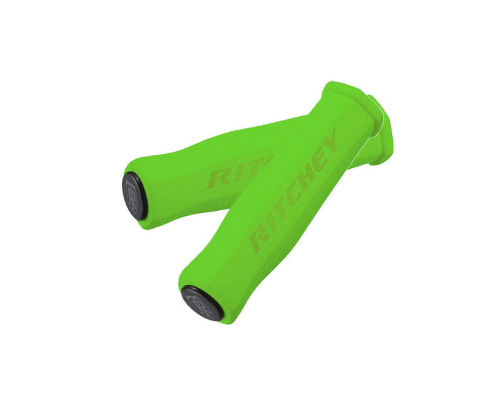 Грипсы для руля велосипеда Ritchey True Grips WCS, зеленые, неопрен, пластик, 13 см