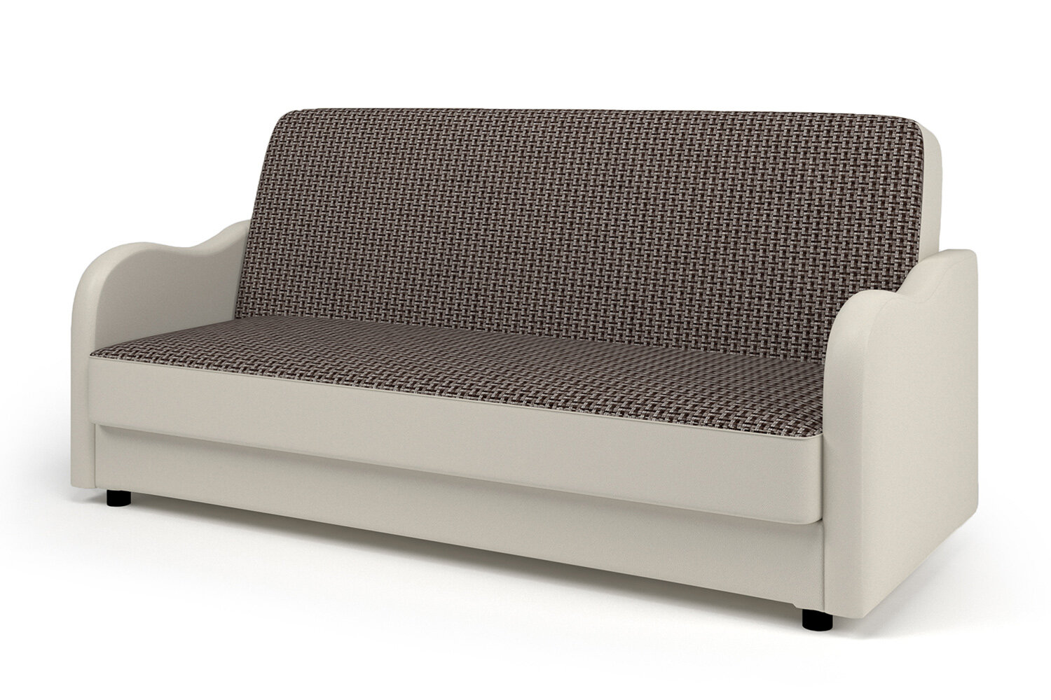 Диван-кровать Hoff Классика В, 203х102х102 см, обивка рогожка, цвет коричневый, бежевый