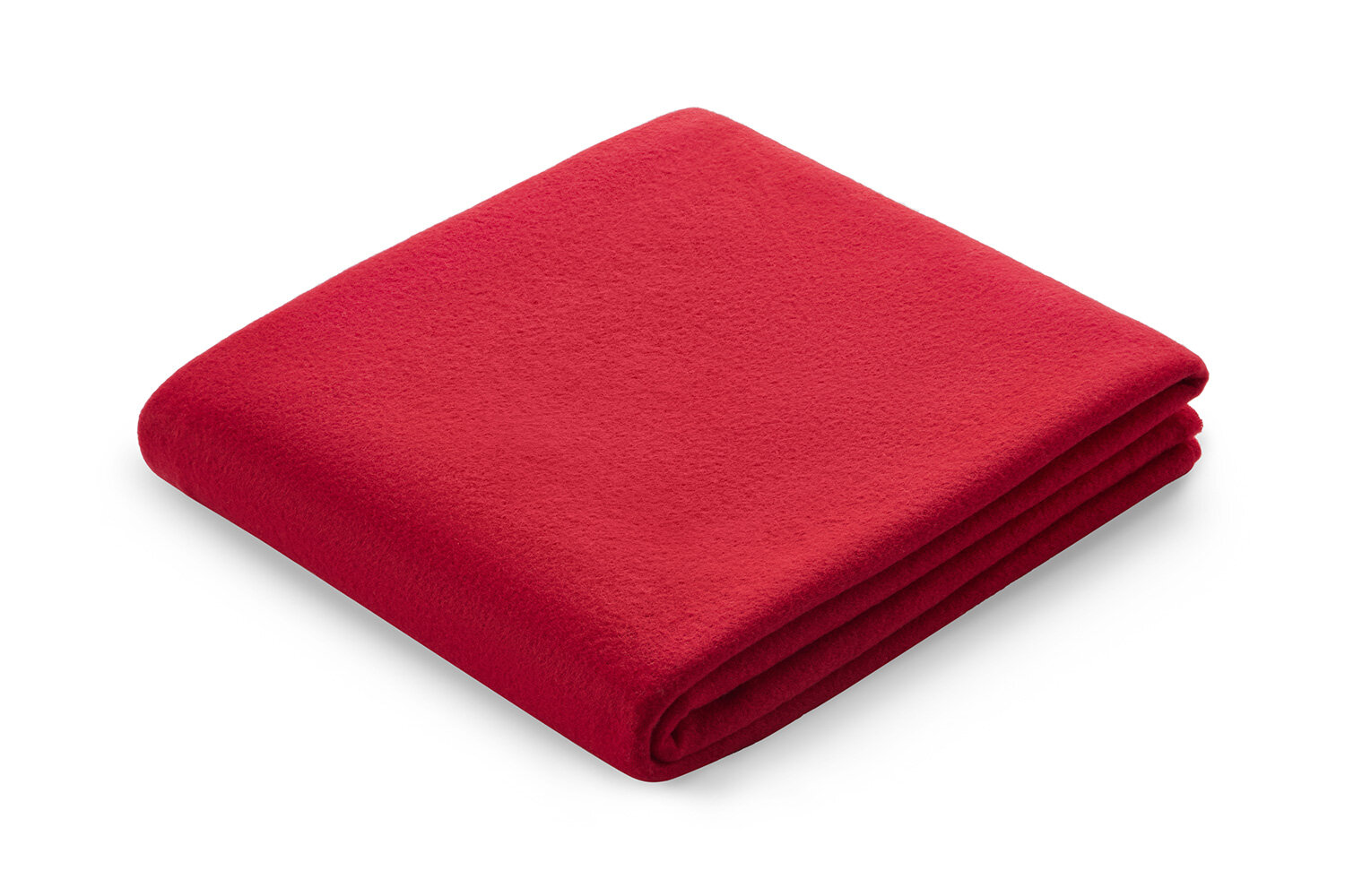Плед MITTE Reise, 120х160 см, флис, полиэстер, без рисунка, цвет красный