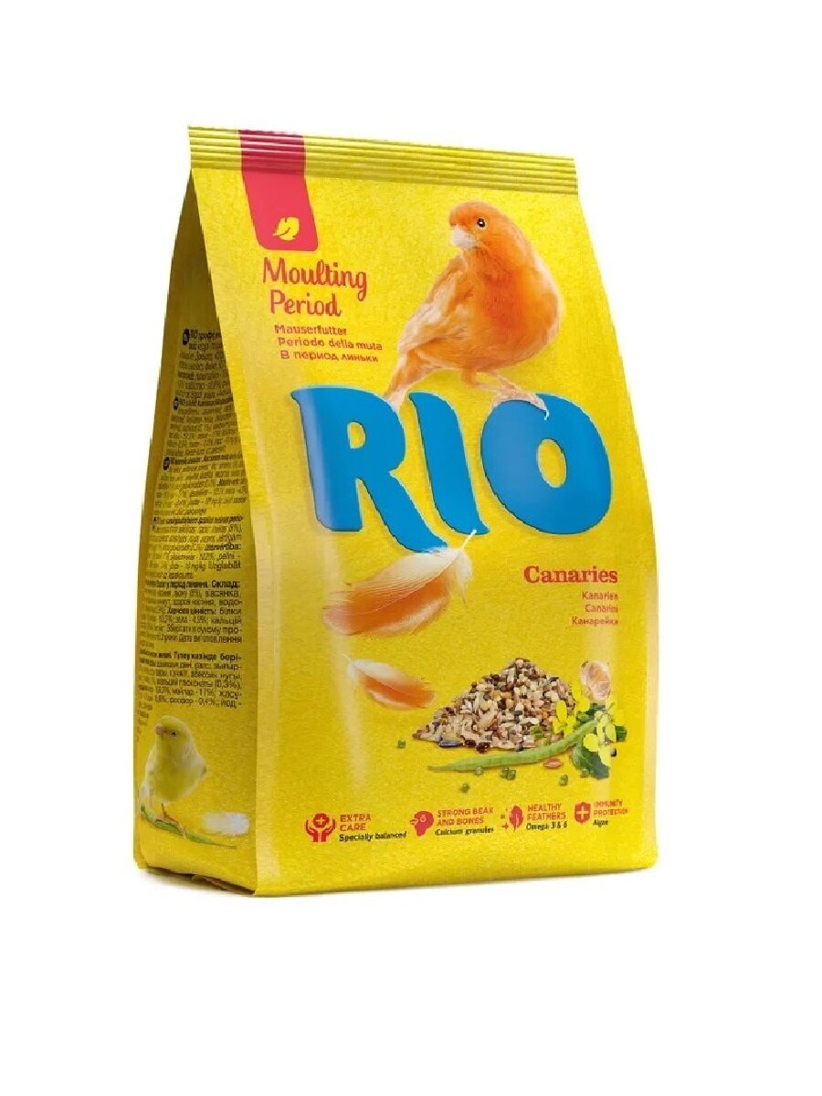 RIO Корм для канареек в период линьки 500г