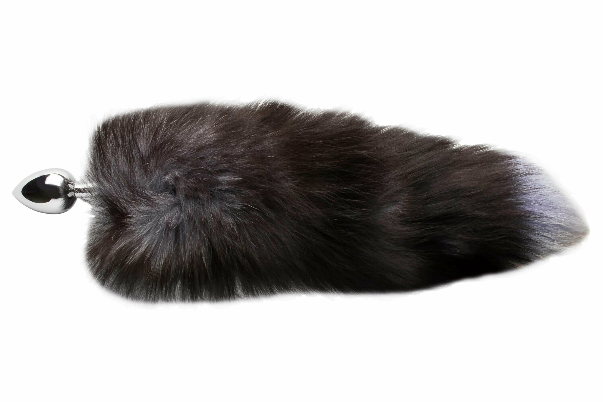 Пробка анальная со съемным хвостом с синим кончиком PinkRabbit Пробка анальная со съемным хвостом с синим кончиком