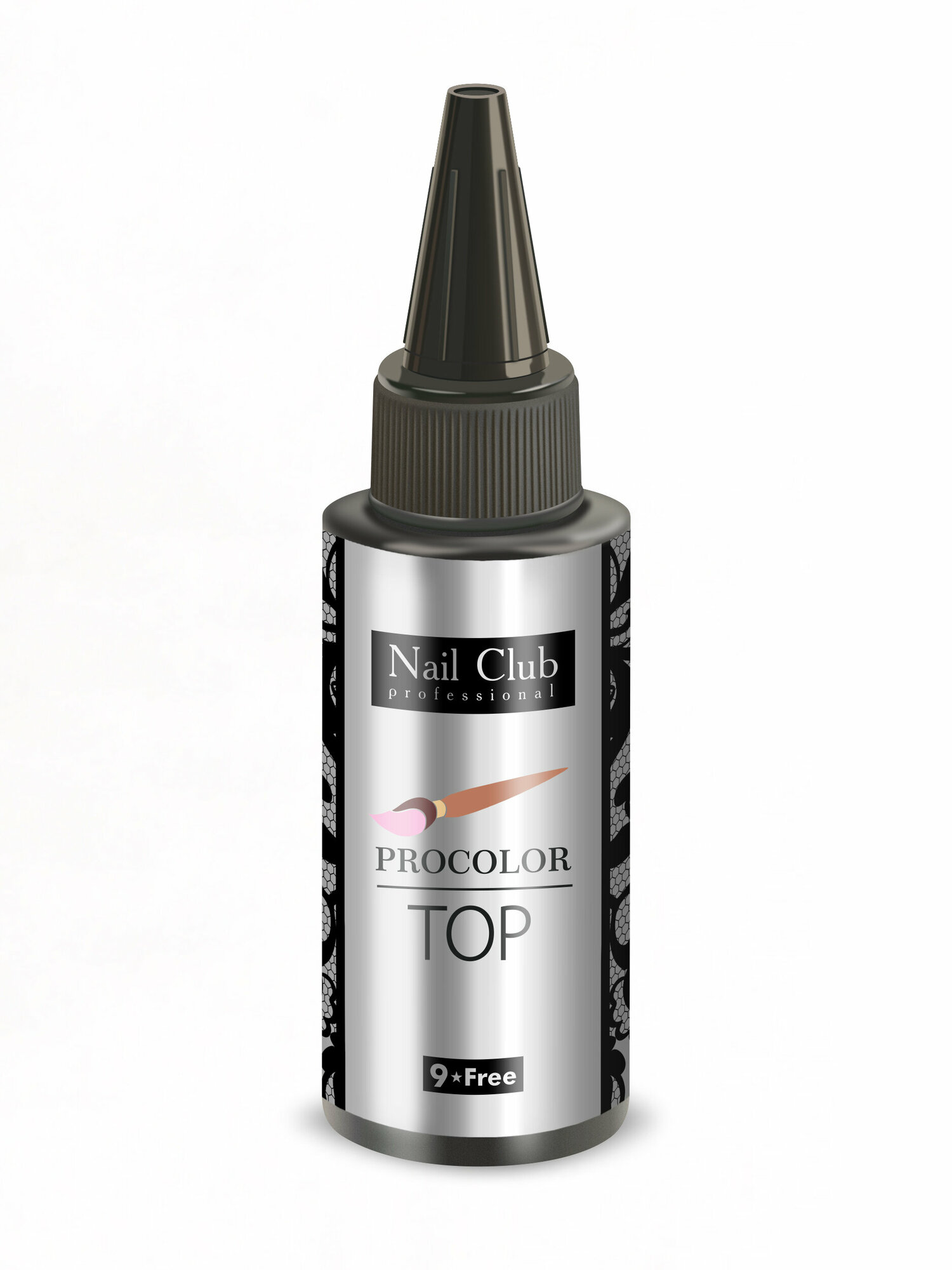 Nail Club professional Топ-гель для ногтей без липкого слоя TOP PROCOLOR, 50 мл.