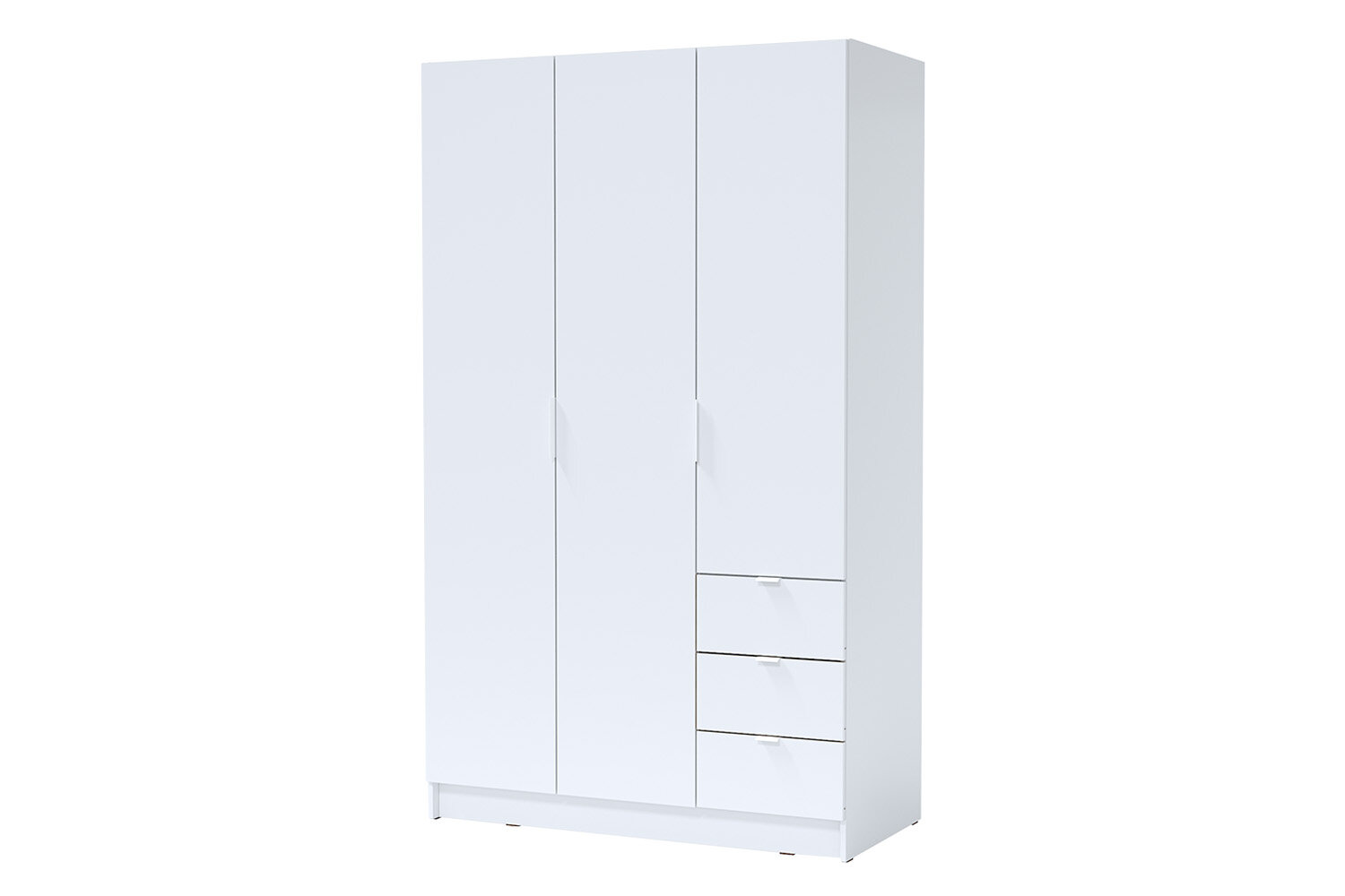 Шкаф 3-дверный Hoff Лофт, 120х202,1х57,5 см, ЛДСП, цвет белый