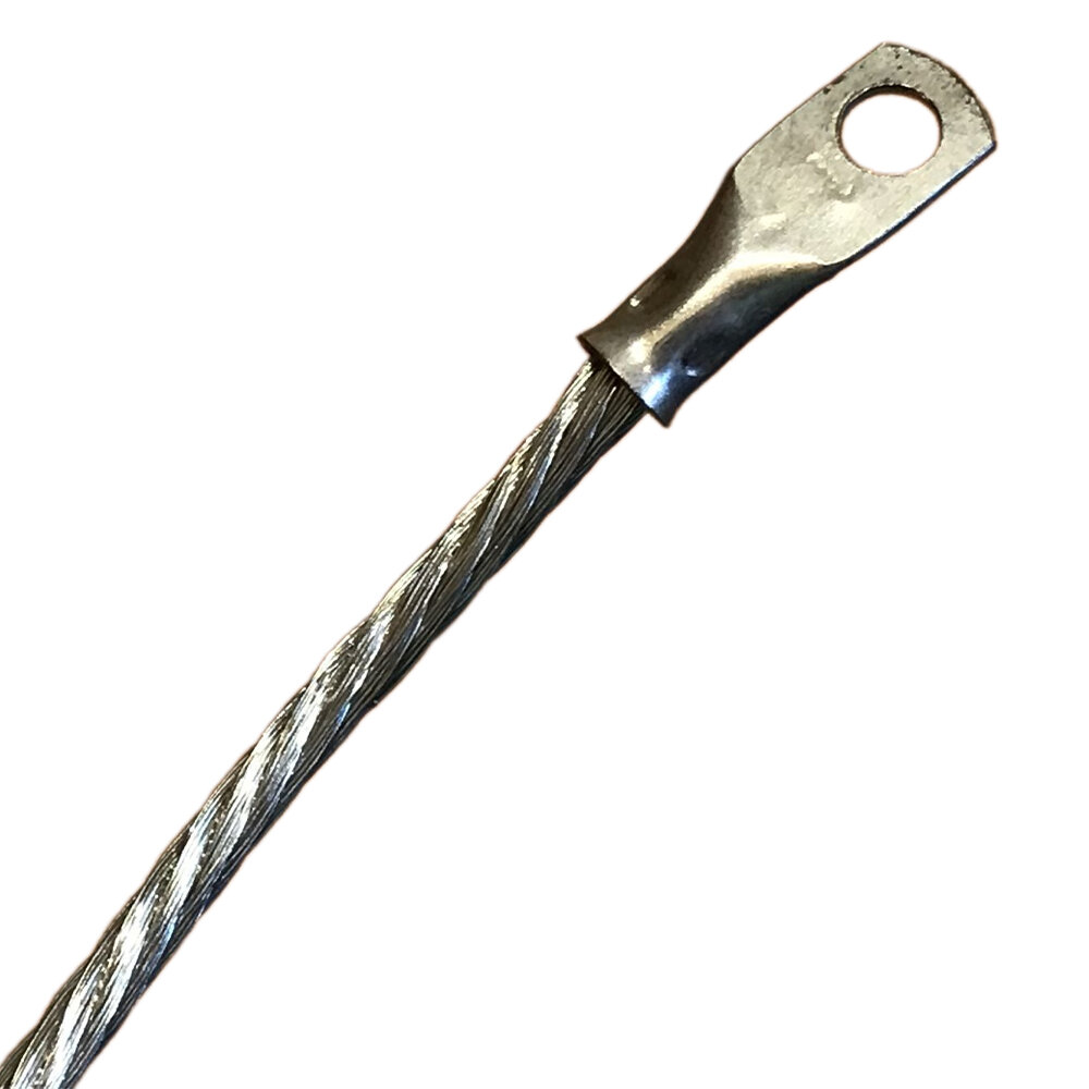 Проводник заземляющий П-500 S=16 мм (с двумя након.) Зэтарус (zeta11262)