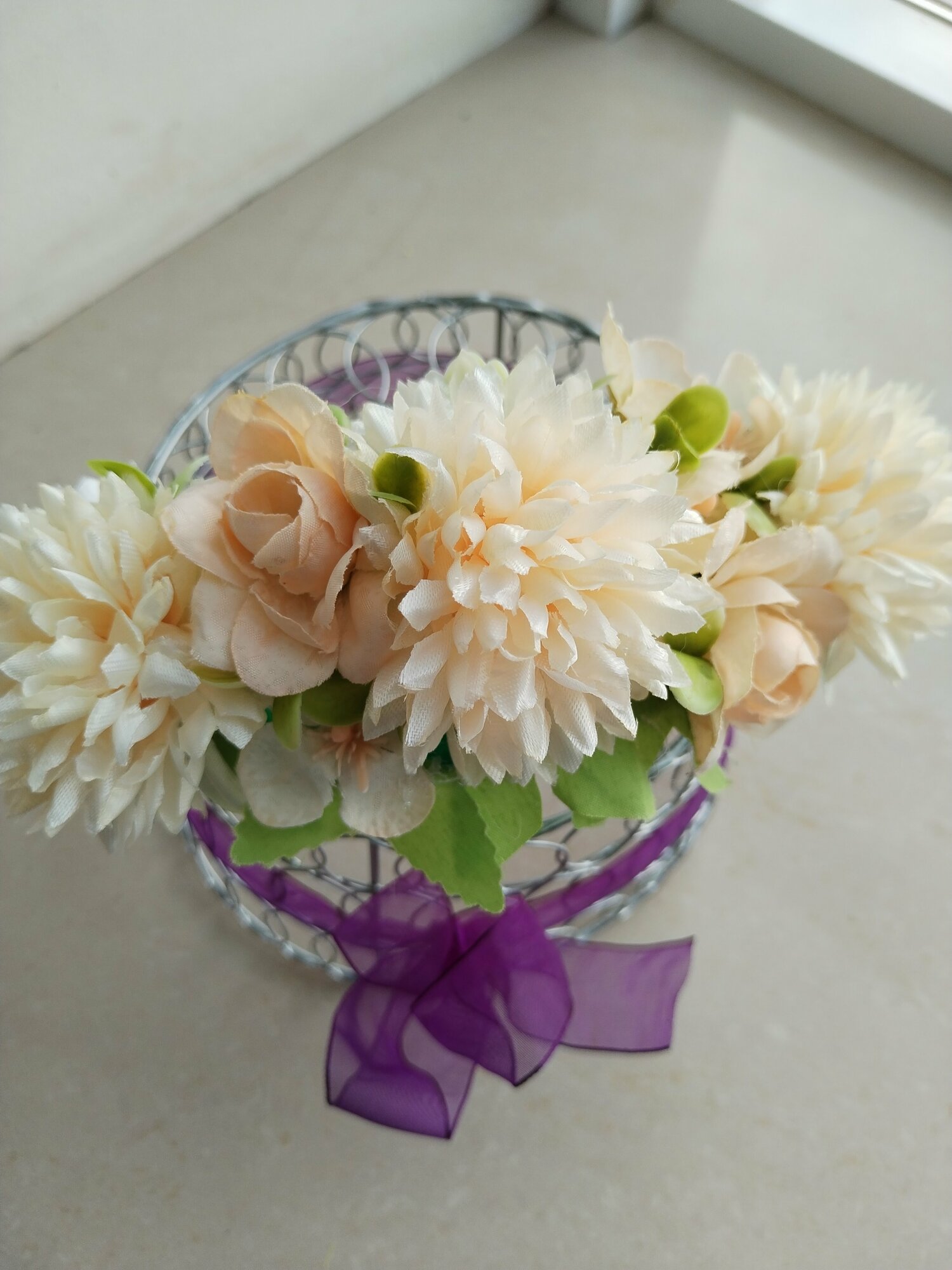 Ободок для волос. Ручная работа