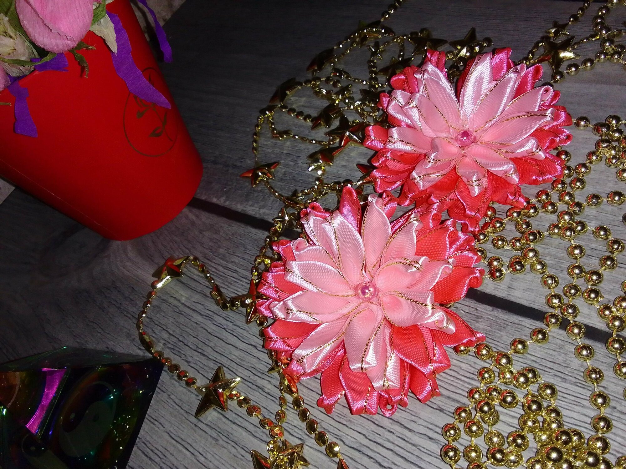 Резиночки для волос "астра"