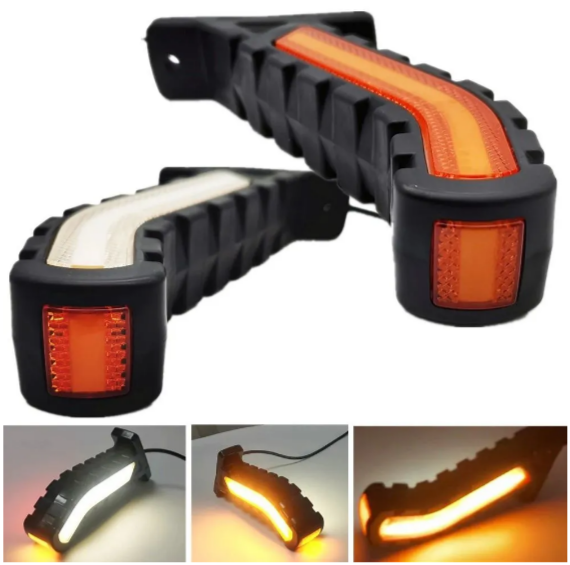 Габаритные фонари "Рога" 12V/24V для грузовиков и полуприцепов, 2 штуки