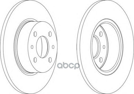 Тормозной диск Ferodo арт. DDF066