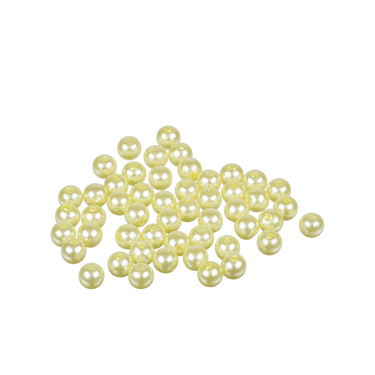 Бусина "Zlatka" пластик PB-2 8 мм №52 кремовый