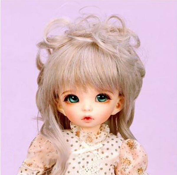 Fairyland Wig LFW-19 (Серебристо-золотистый парик размер 15-18 см для кукол ЛиттлФи Фейриленд)