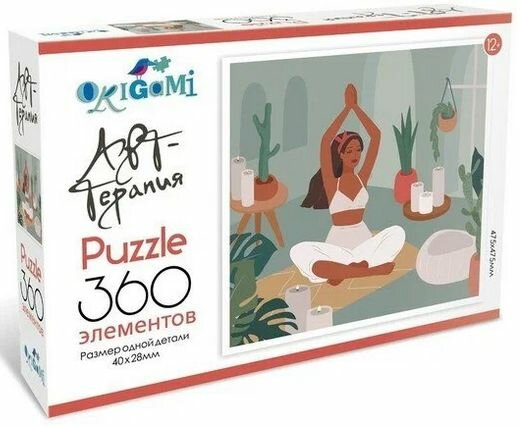 Пазлы 360 деталей. Арт-терапия. Flat Collection. Йога 07887, (ООО "Оригами")