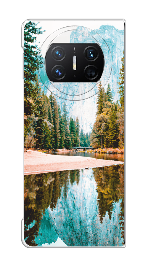 Чехол на Huawei Mate X3 / Хуавей Мейт X3 с принтом Горы 11