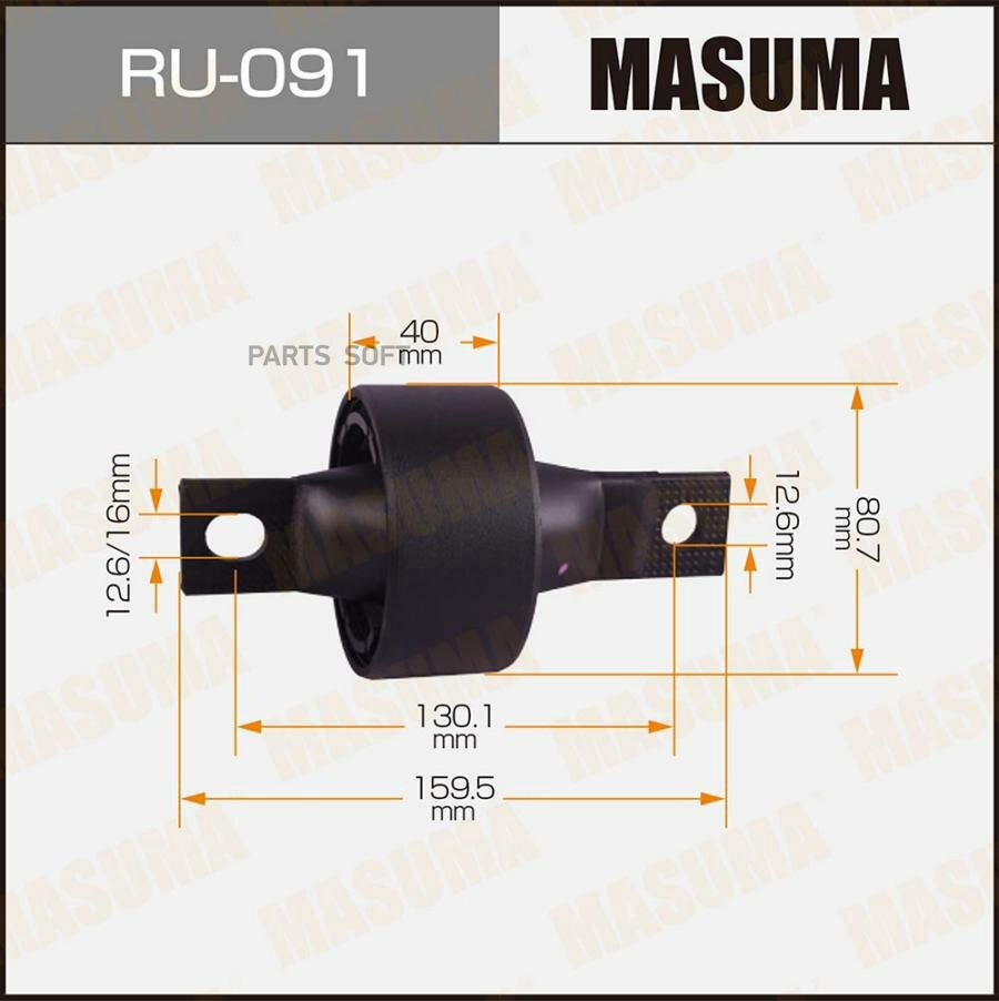 MASUMA RU-091 Сайлентблок HONDA CR-V MASUMA RU-091
